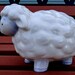 Vintage Lamb Bank Baby Bank Sheep Bank by TimelessTreasuresbyM