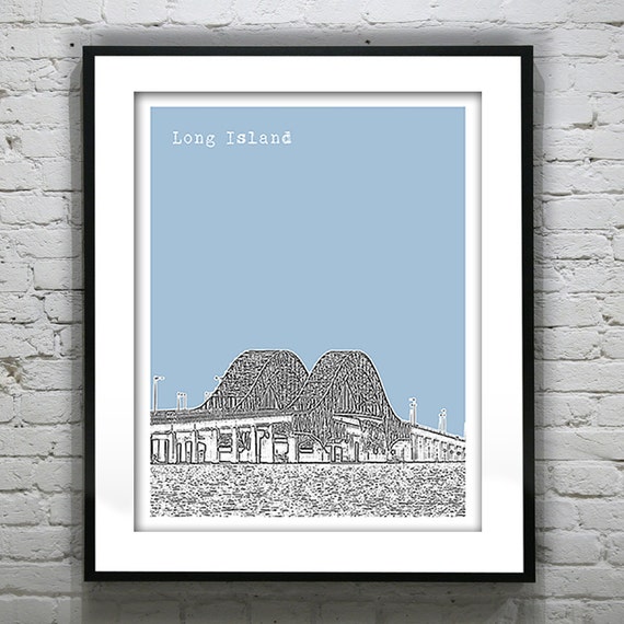 Long Island New York Poster New York Art Print NY