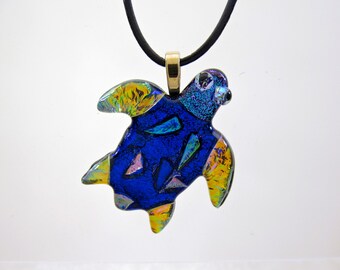 Popular items for glass turtle pendant on Etsy