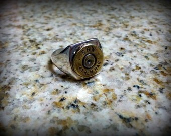 Mens bullet ring | Etsy