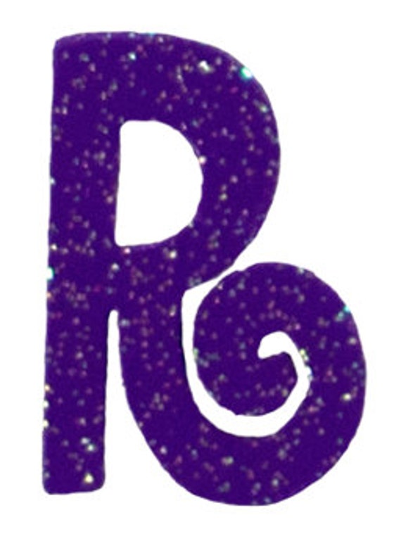 Purple Letter R