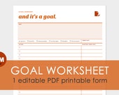 Goal planner | Etsy