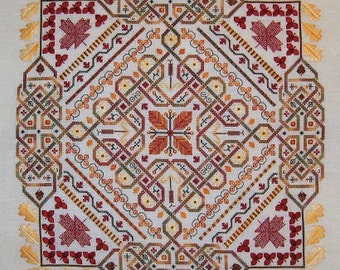 Antique Lace Band Sampler PDF Chart by Northern Expressions