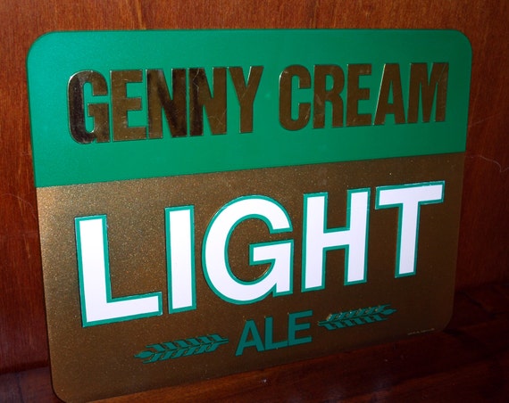 Vintage Genesee Genny Cream Ale Light Sign by RewindItems on Etsy Vintage Genesee Genny Cream Ale Light Sign by RewindItems on Etsy