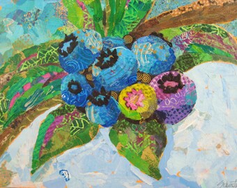 Popular items for torn paper collage on Etsy