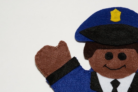 Police Officer Hand Puppet