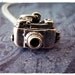 Movable Camera Necklace Sterling Silver Camera Charm on a