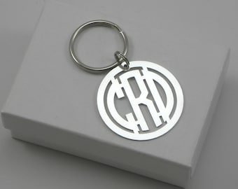 Popular items for monogrammed keychain on Etsy