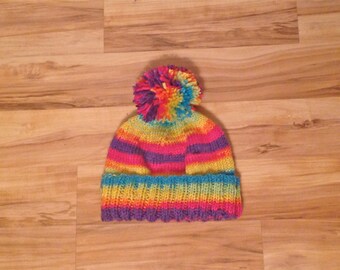 Popular items for poof ball hat on Etsy