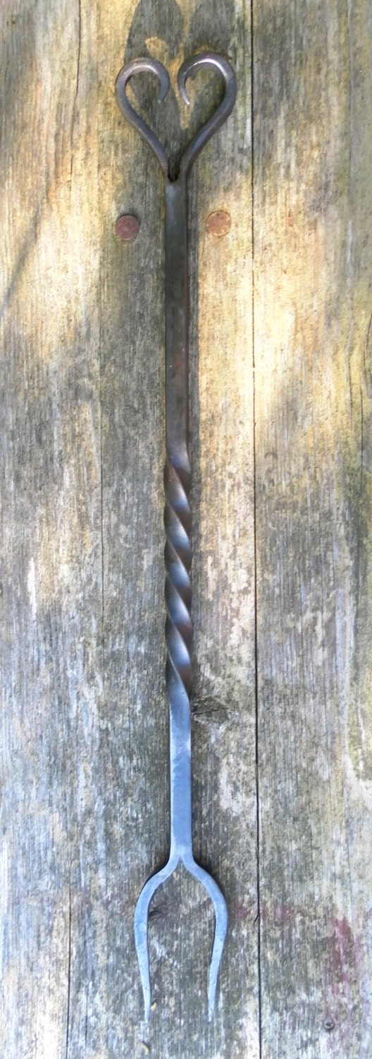 Heart Fire Toasting Fork