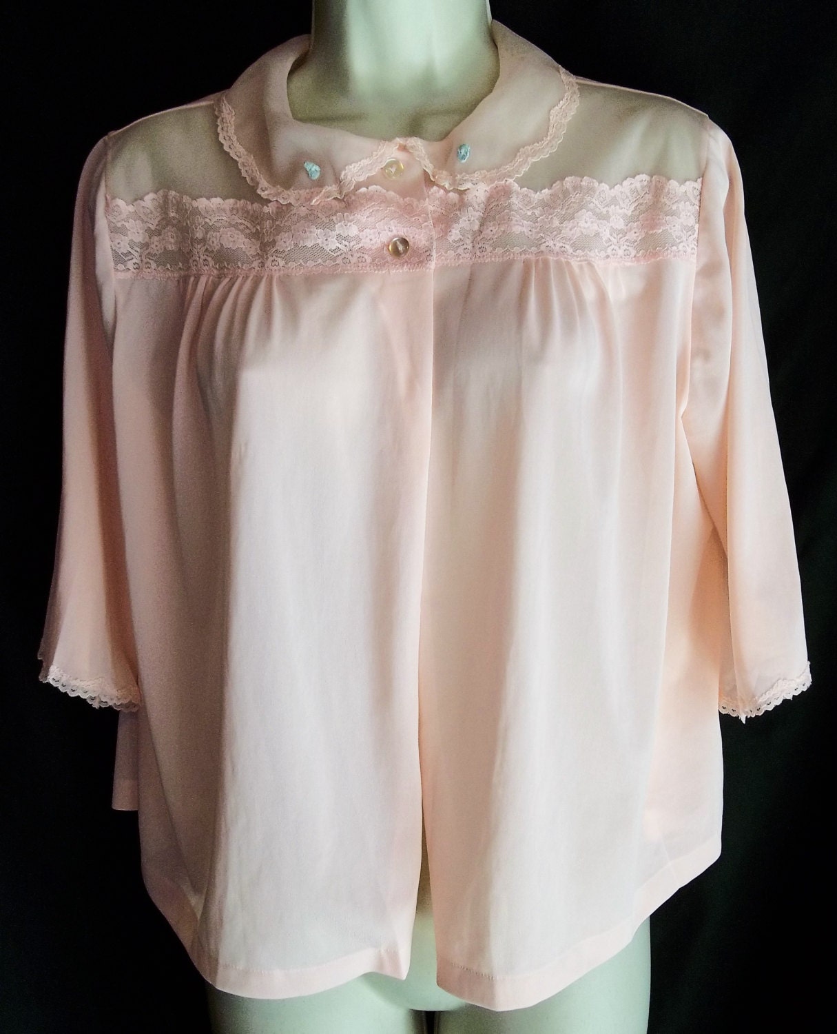 Vintage Lingerie 1950s LORRAINE Pink Bed by ReallyCoolClothes