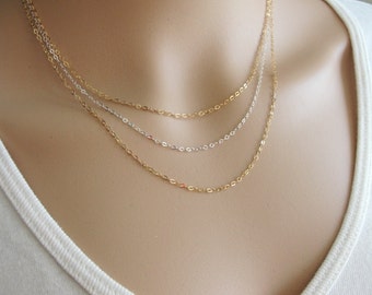 Popular items for three layer necklace on Etsy