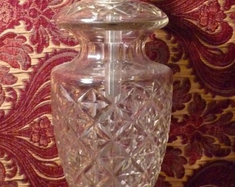 Cut glass vase large | Etsy