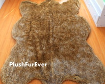 Unique wolf skin rug related items | Etsy