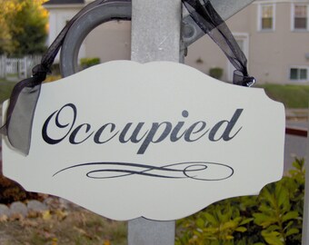 Occupied sign | Etsy