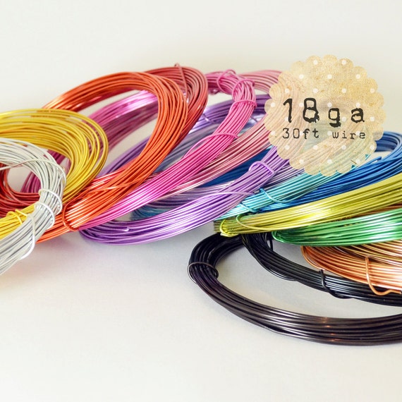 30ft 18ga Aluminum Craft Wire 9.2m wire wrapping