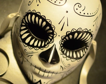 Sugar skull mask | Etsy