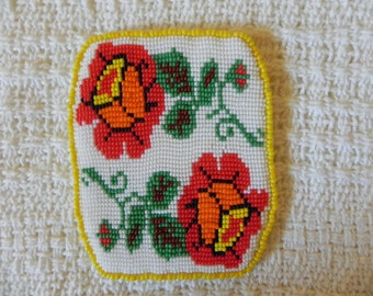 Native American Ute Autumn Leaves Beaded Piece