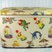 Retro Circus Vinyl Storage Hassock by Pearl Wick Vintage