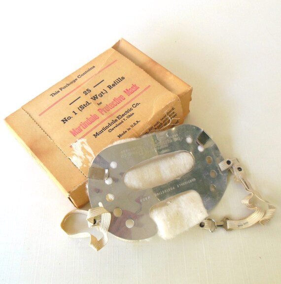 Face Mask Dust Vintage Hardware Tools Martindale Protective