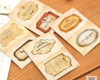 Deco Sticker Label Set 14 Sheets 6 Sheets Name Sticker 2