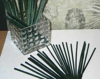 25ct. Clear Adhesive Square Pick 12 FLORAL Plastic PICKS