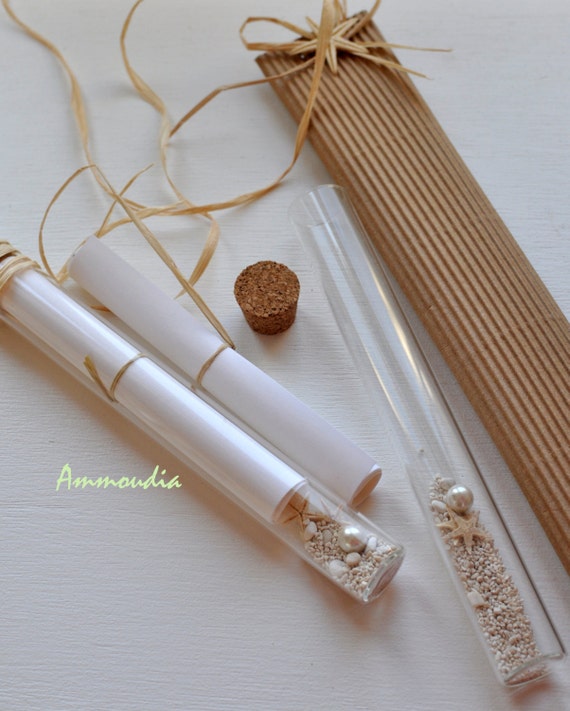 Glass Tube Bottle For Invitation