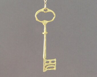 Long key necklace | Etsy