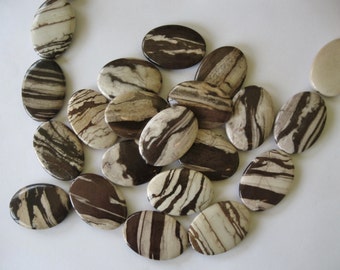 Brown zebra jasper | Etsy