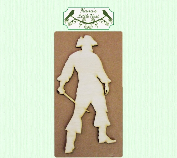 Pirate Wood Cut Out Laser Cut