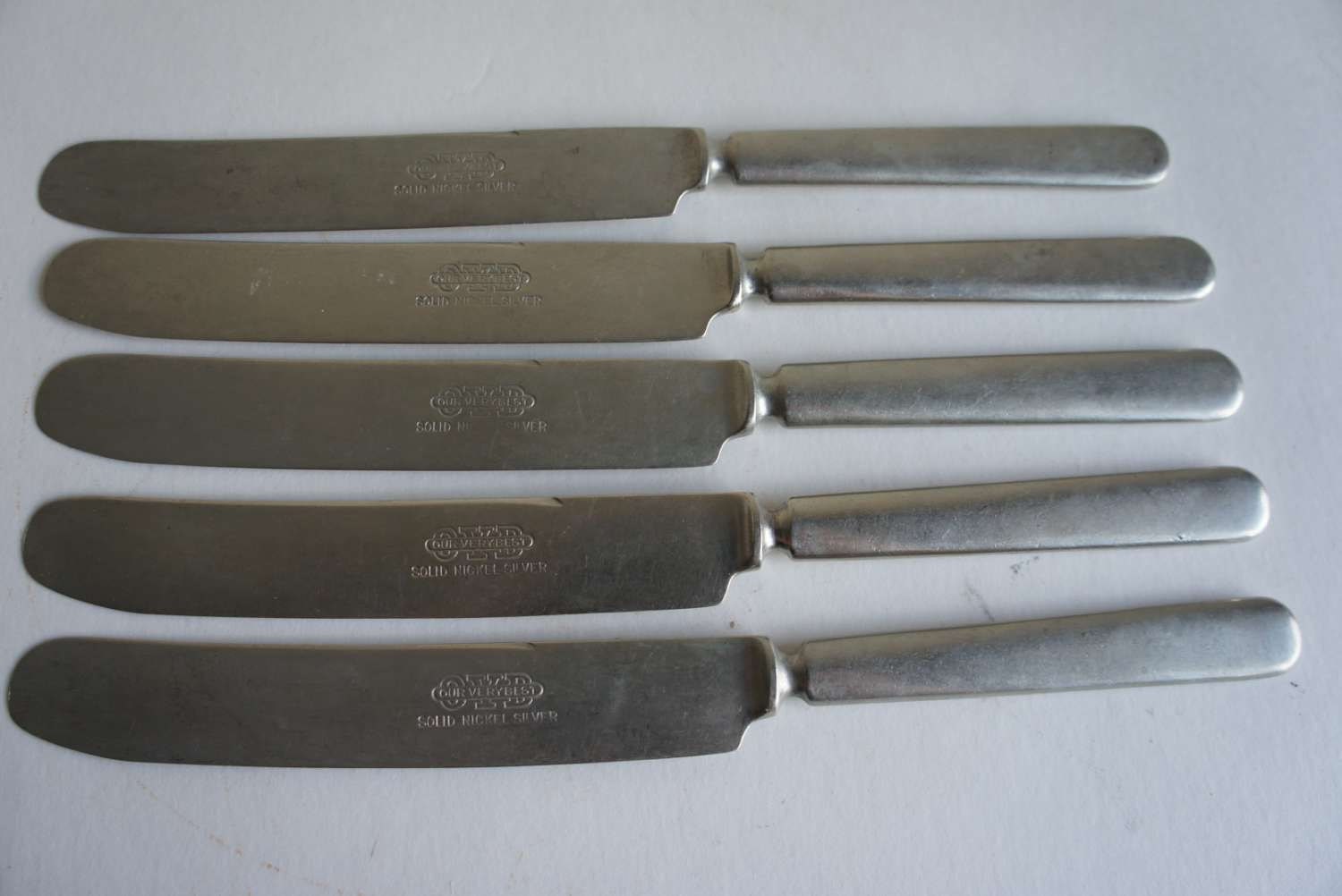 Set Vintage Nickel Silver Knives – Haute Juice