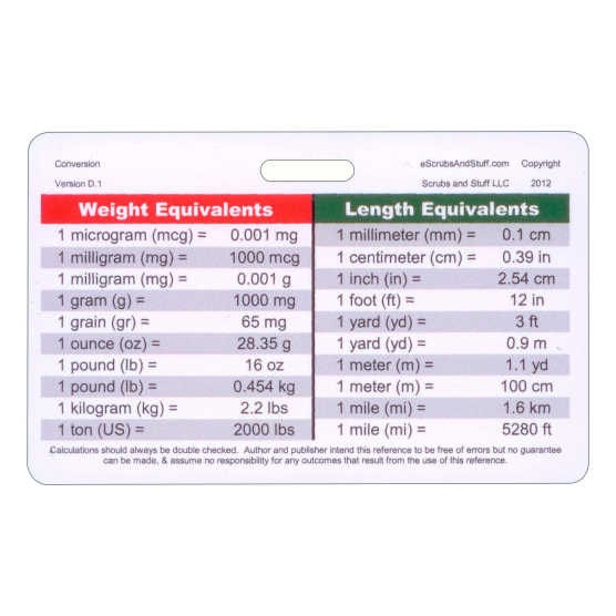 General Medical Conversion Badge Card Horizontal for Nurse