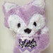 Personalized Stuffed Fluffy Plush Woodland Fox