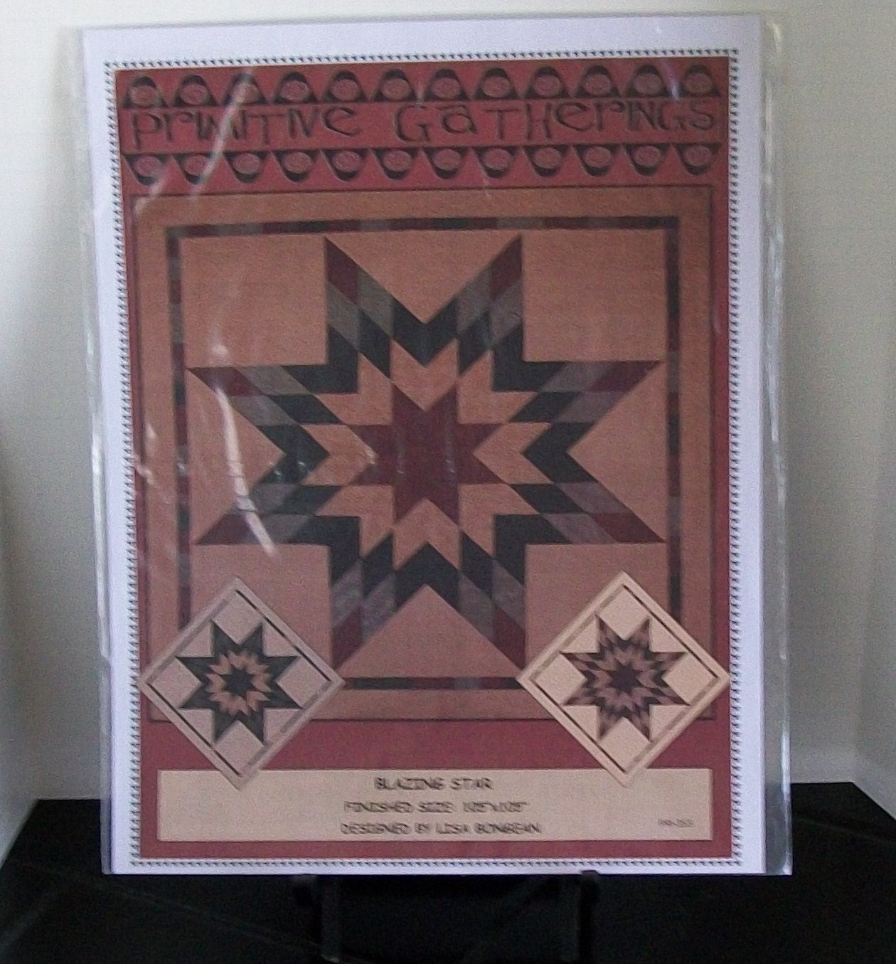 Blazing Star Quilt Pattern From Primitive Gatherings