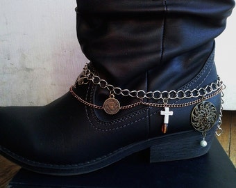 Boot Jewelry with Sparrow Charm