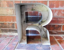 Popular items for metal letter r on Etsy