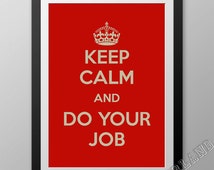 Popular items for do your job on Etsy