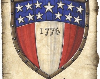 Popular items for heraldic shield on Etsy