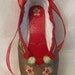 Nutcracker ginger cookie decorated pointe shoe. by DesignsEnPointe