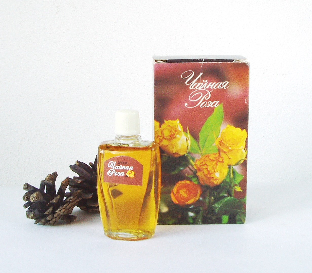 Russian Perfume Tea Rose from Soviet Union Full Bottle Scent Dressing ...