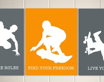 Inspirational quote art girls snowboard wall by PicabooArtStudio