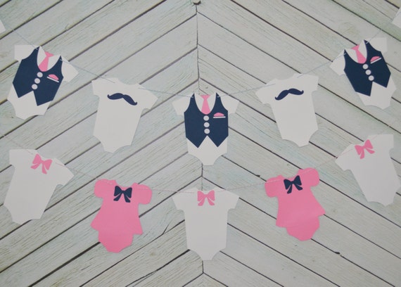 Gender Reveal Banner set custom colors