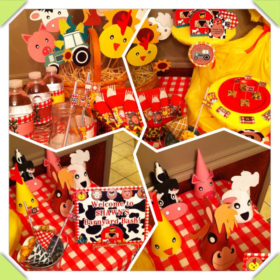 Deluxe Farm Barnyard Party Printable DIY by WaterWalkerEvents