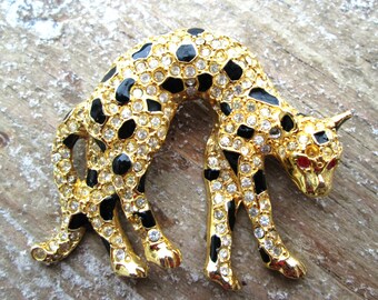 Popular items for jaguar brooch on Etsy