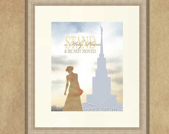 LDS Princess Temple 5x7 Quote Printable by Jabberdashery on Etsy