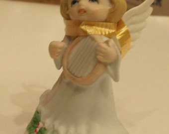 Angel with harp | Etsy