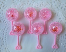Popular items for pink baby rattle on Etsy