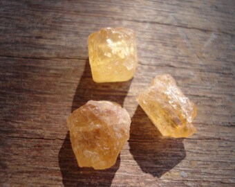 Rough Yellow Imperial Topaz Big Raw Uncut Golden by magicgemsbox