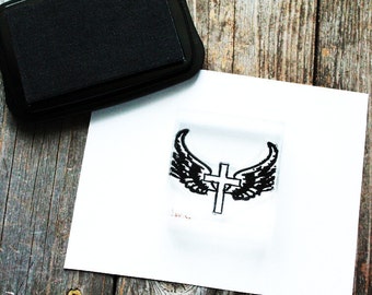 Popular items for cross stamp on Etsy