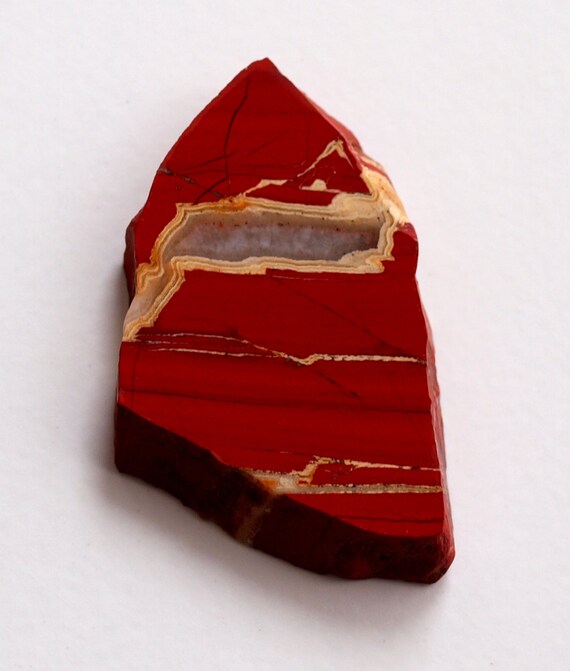Red Banded Jasper Slab Lapidary Slab Natural Stone Slab